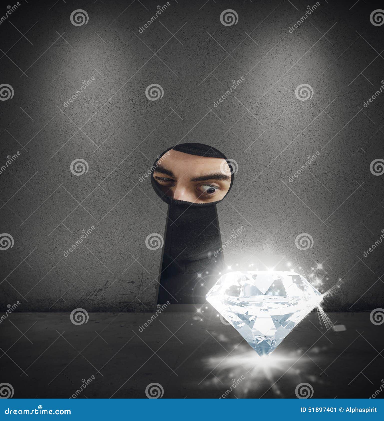 Thief steals a diamond stock image. Image of damage, diamond - 51897401