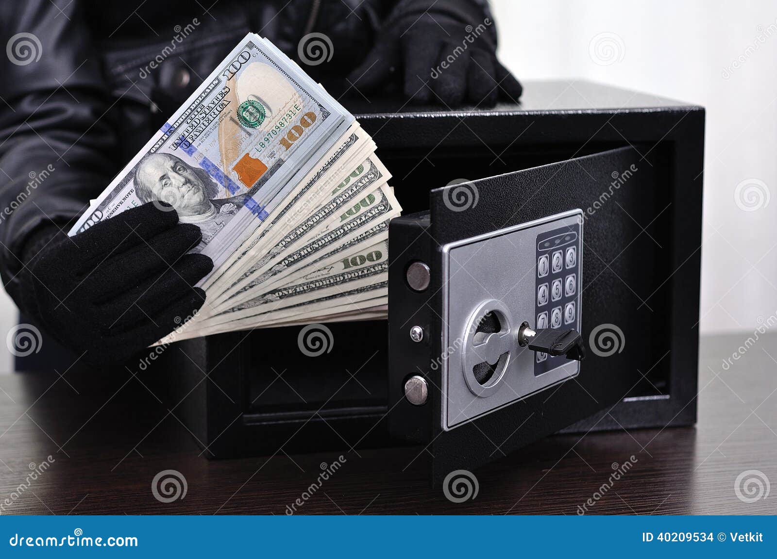 Thief stock photo. Image of door, money, deposit, making - 40209534