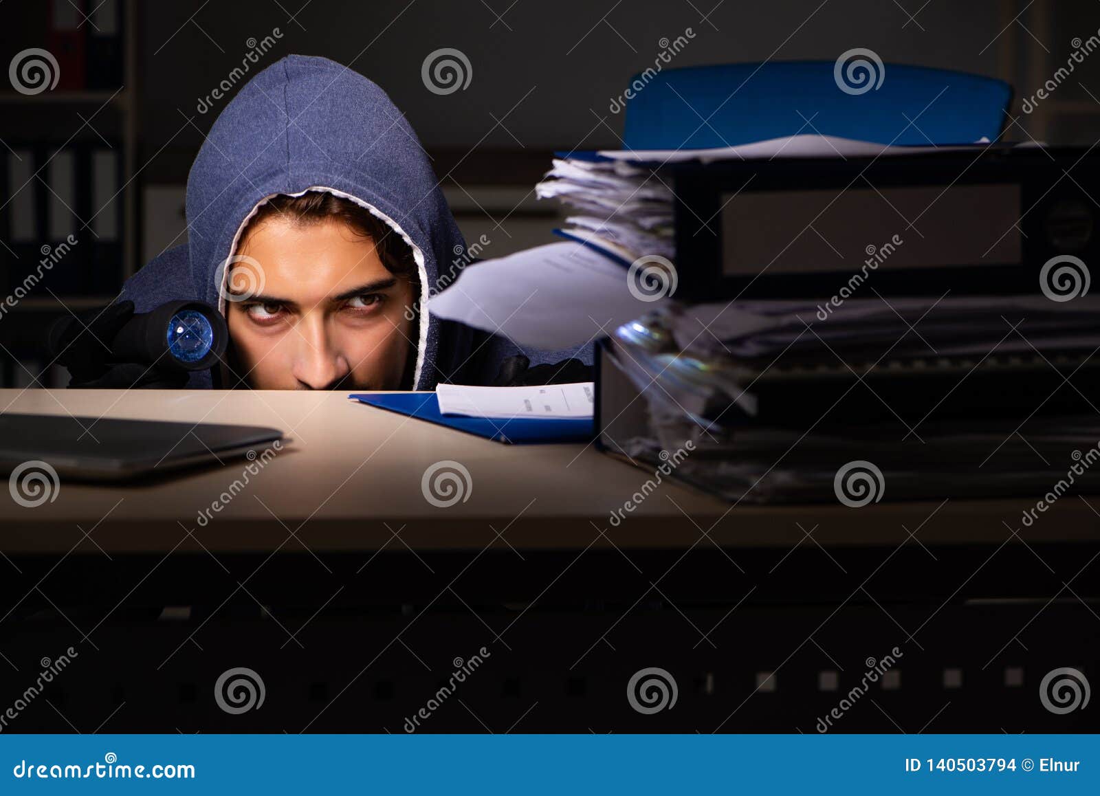 The Thief Trying To Steal Personal Data in Identity Theft Concept Stock ...