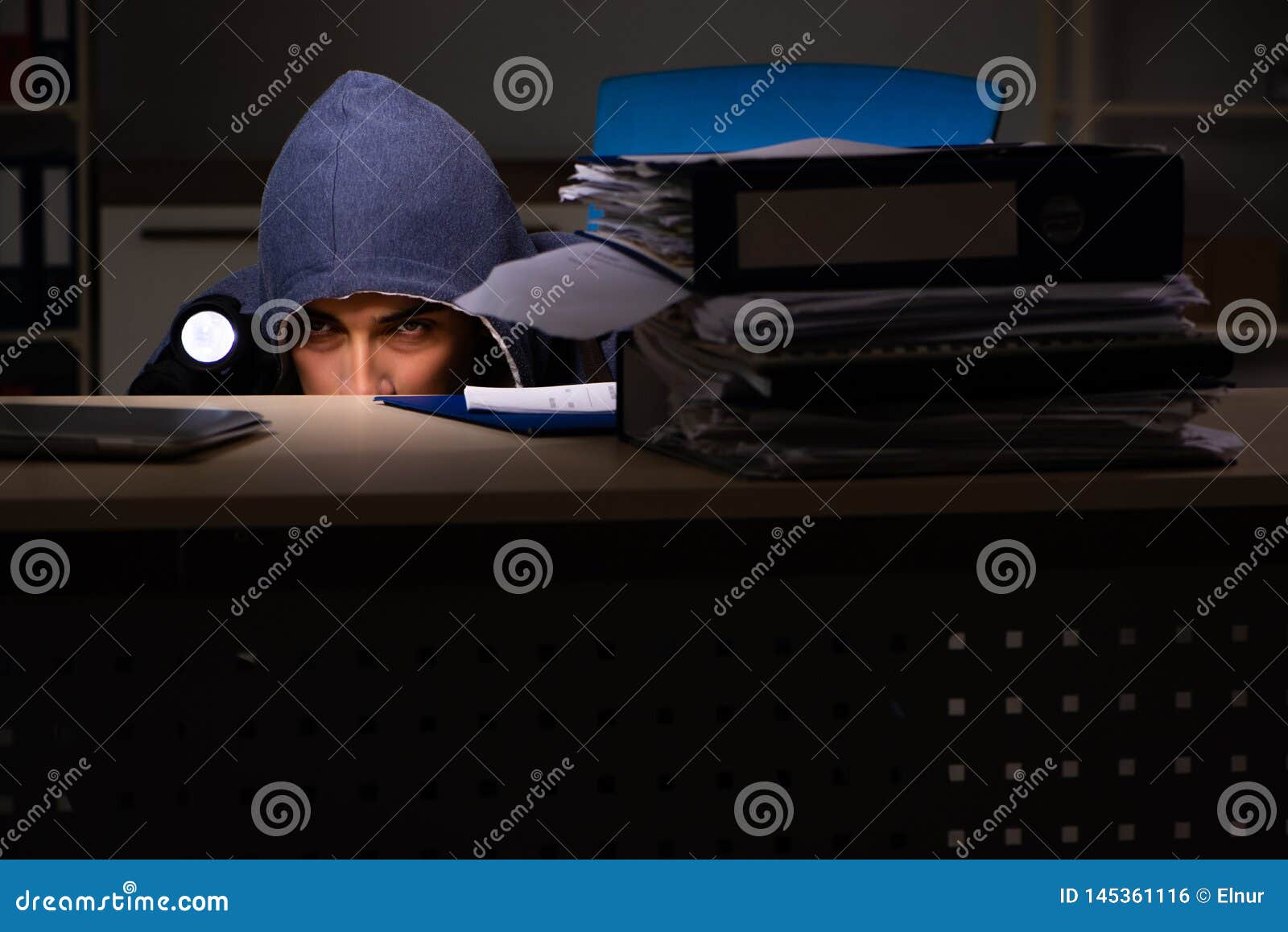 The Thief Trying To Steal Personal Data in Identity Theft Concept Stock ...