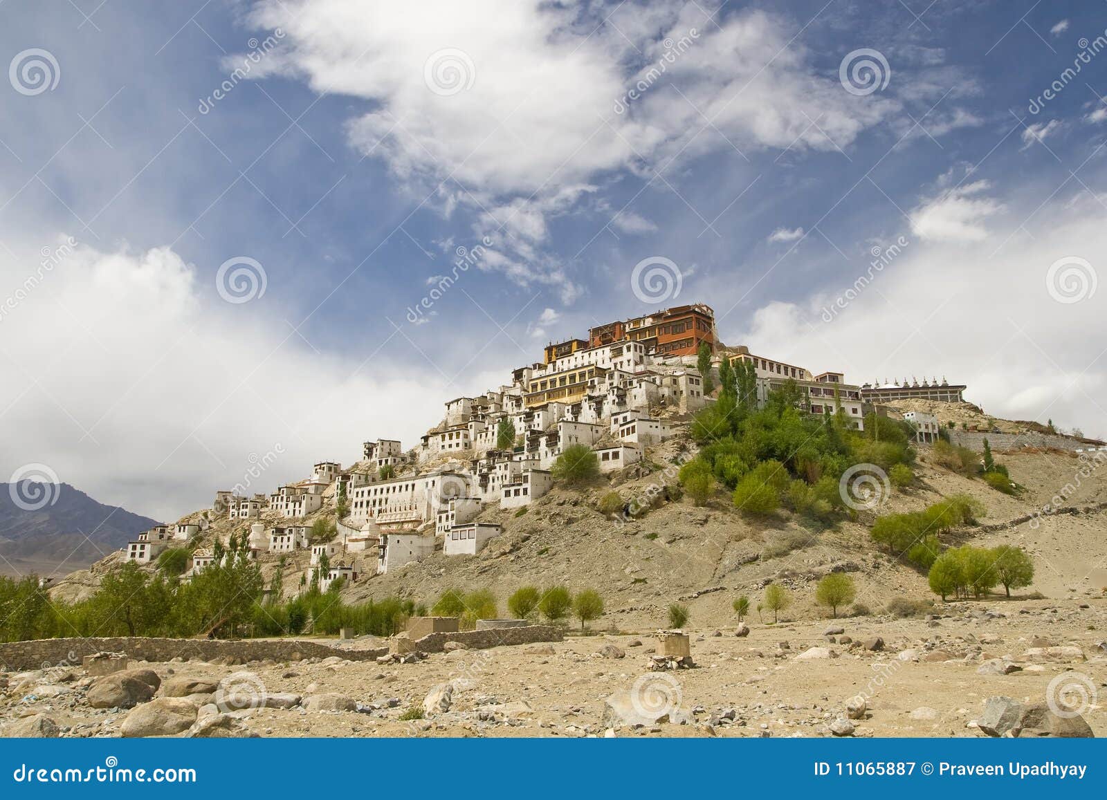 Thiksey Monastery stock image. Image of shrine, meditation - 11065887