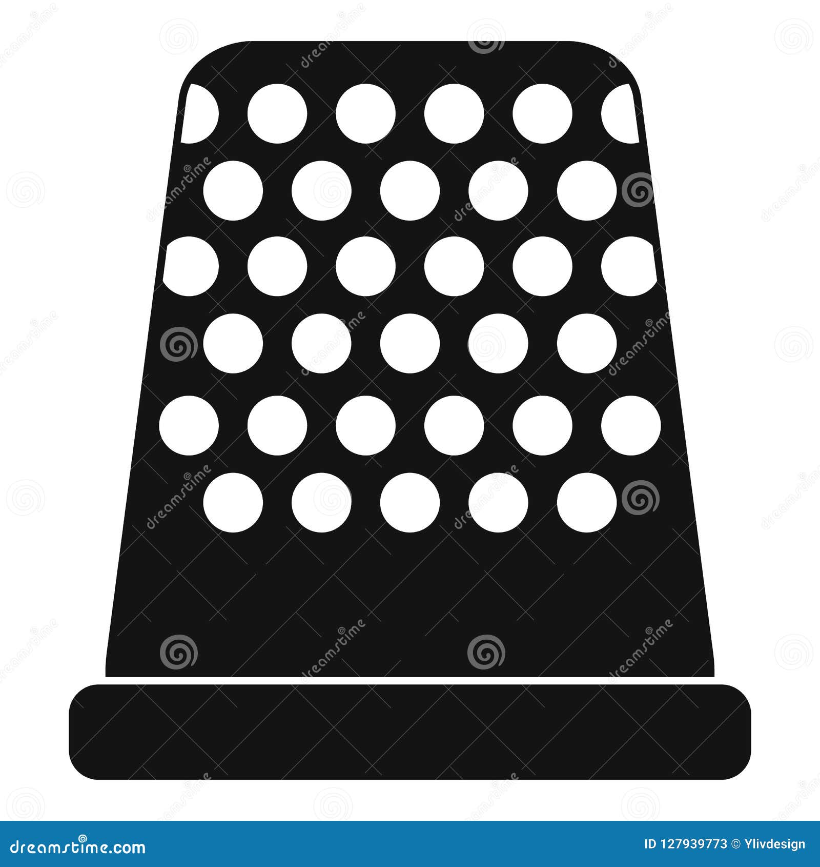 Thimble icon, simple style stock illustration. Illustration of handmade ...