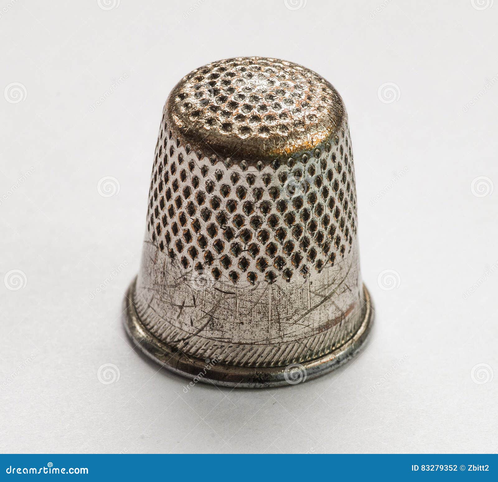 Thimble stock photo. Image of copper, thimble, detail - 83279352