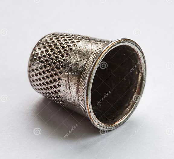 Thimble stock photo. Image of copper, texture, rough - 83279654