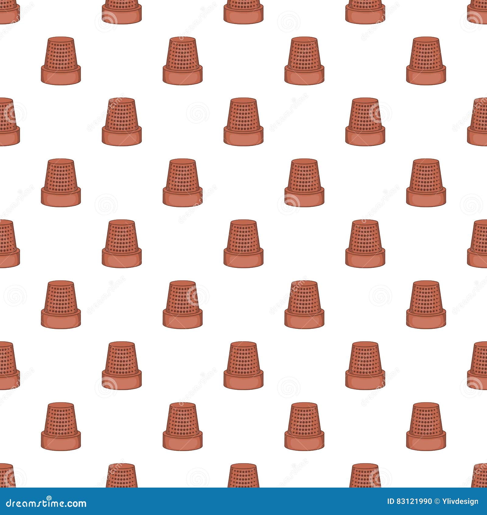 Thimble Cartoon Icon Vector Illustration | CartoonDealer.com #79697260