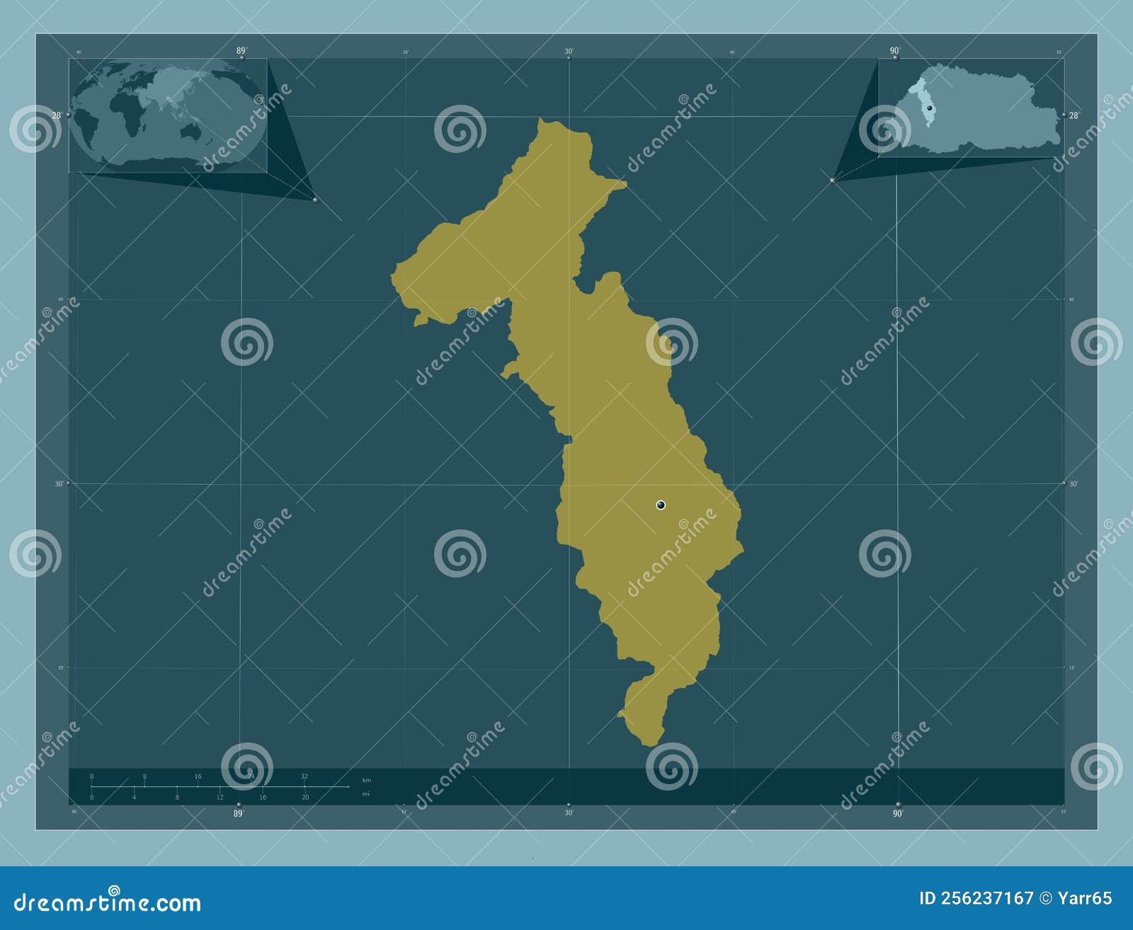 Thimphu, Bhutan. Solid. Capital Stock Illustration - Illustration of ...