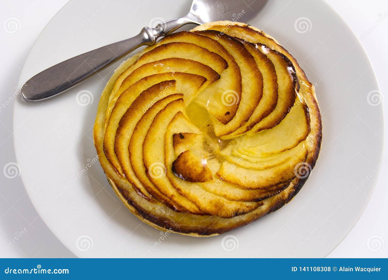 Apple tartlet stock photo. Image of pastry, dessert - 141108308