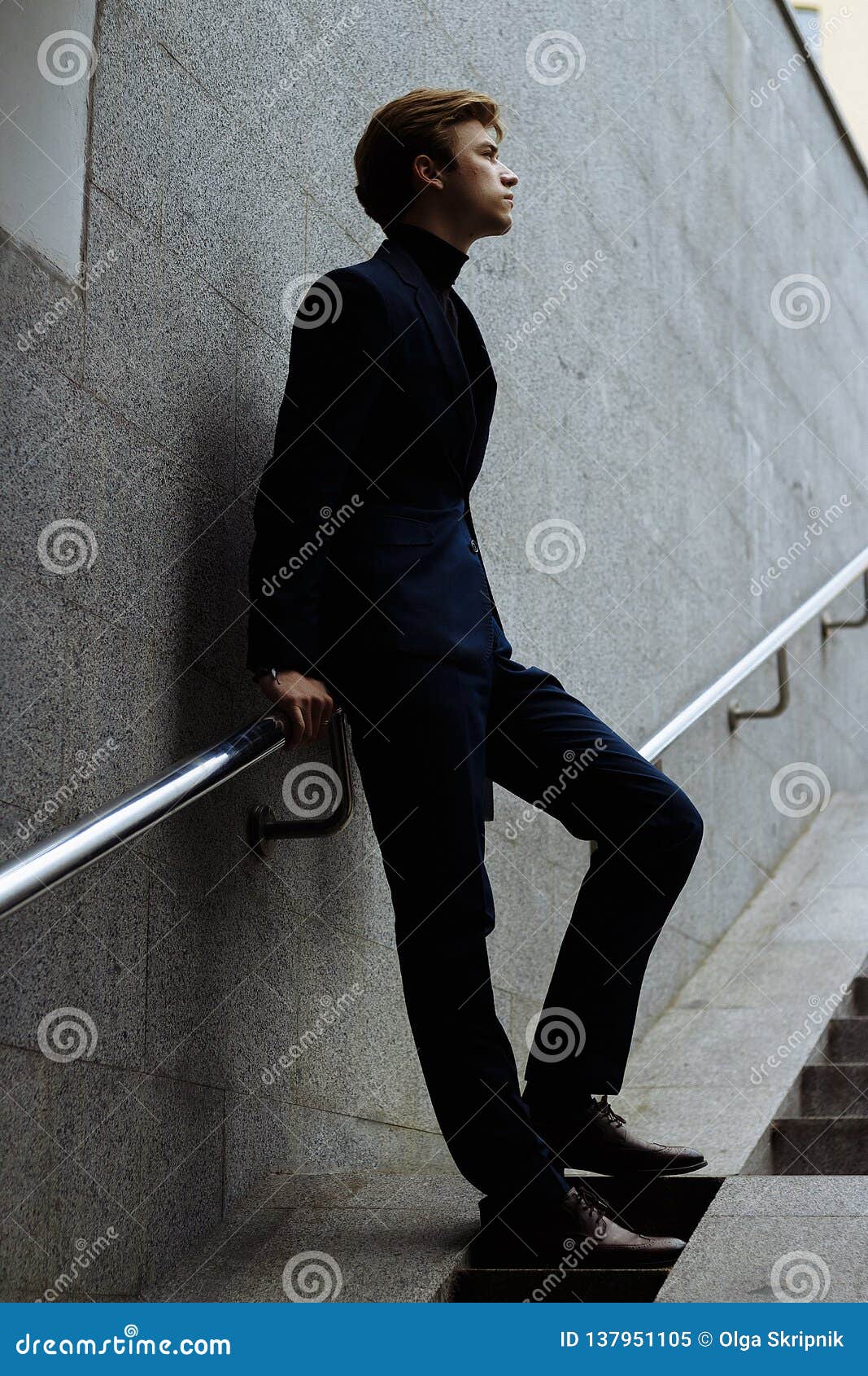 225 Attractive Businessman Looking Step Success Stock Photos - Free ...