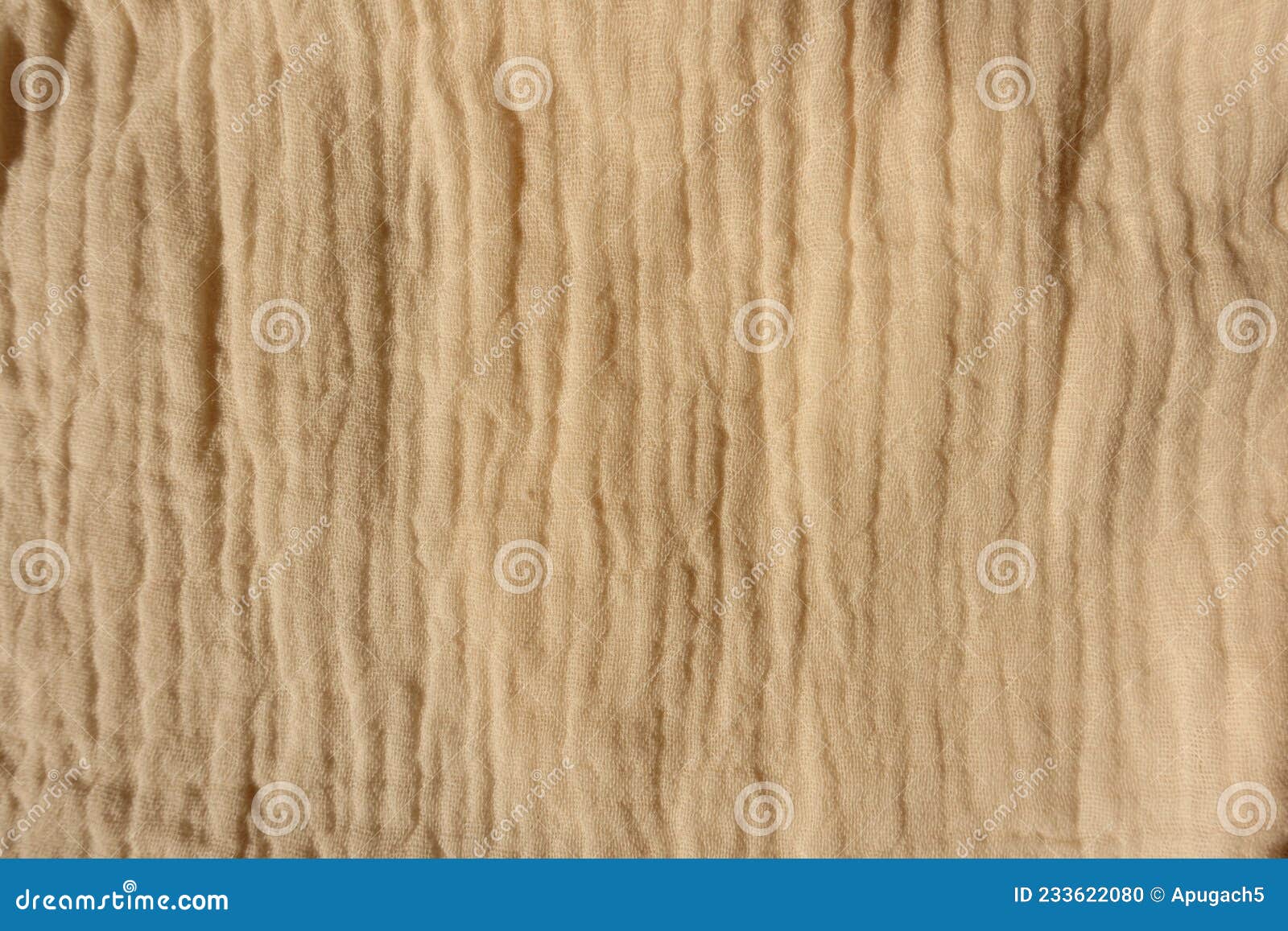 Thin Beige Muslin Cotton Fabric Stock Photo - Image of pale, mull ...