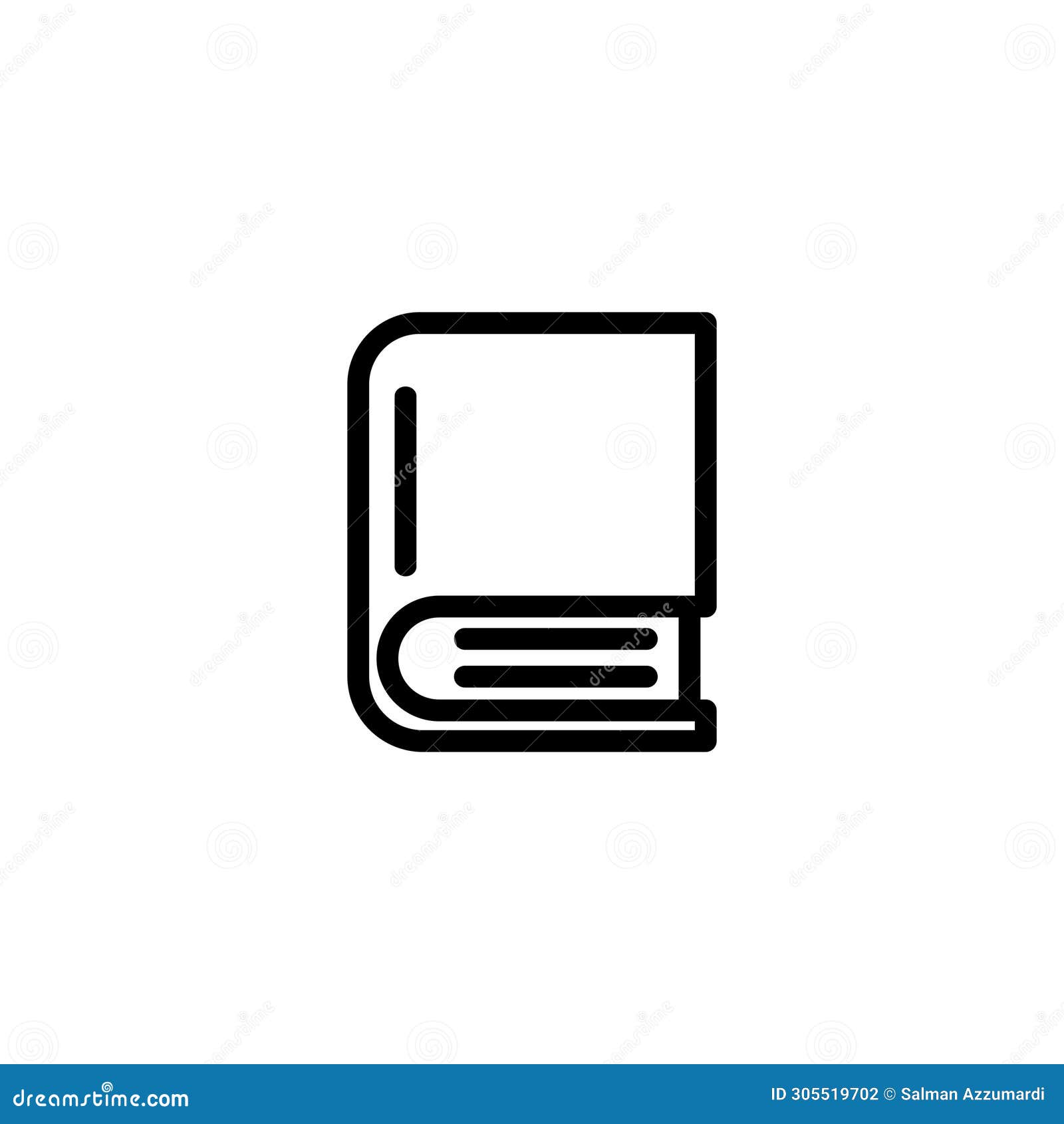 Thin Book Icon Simple Vector Perfect Illustration Stock Vector ...
