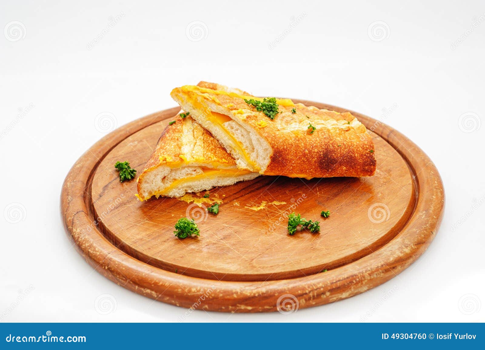 Thin Bread with Fried Cheese Stock Photo - Image of thin, fast: 49304760