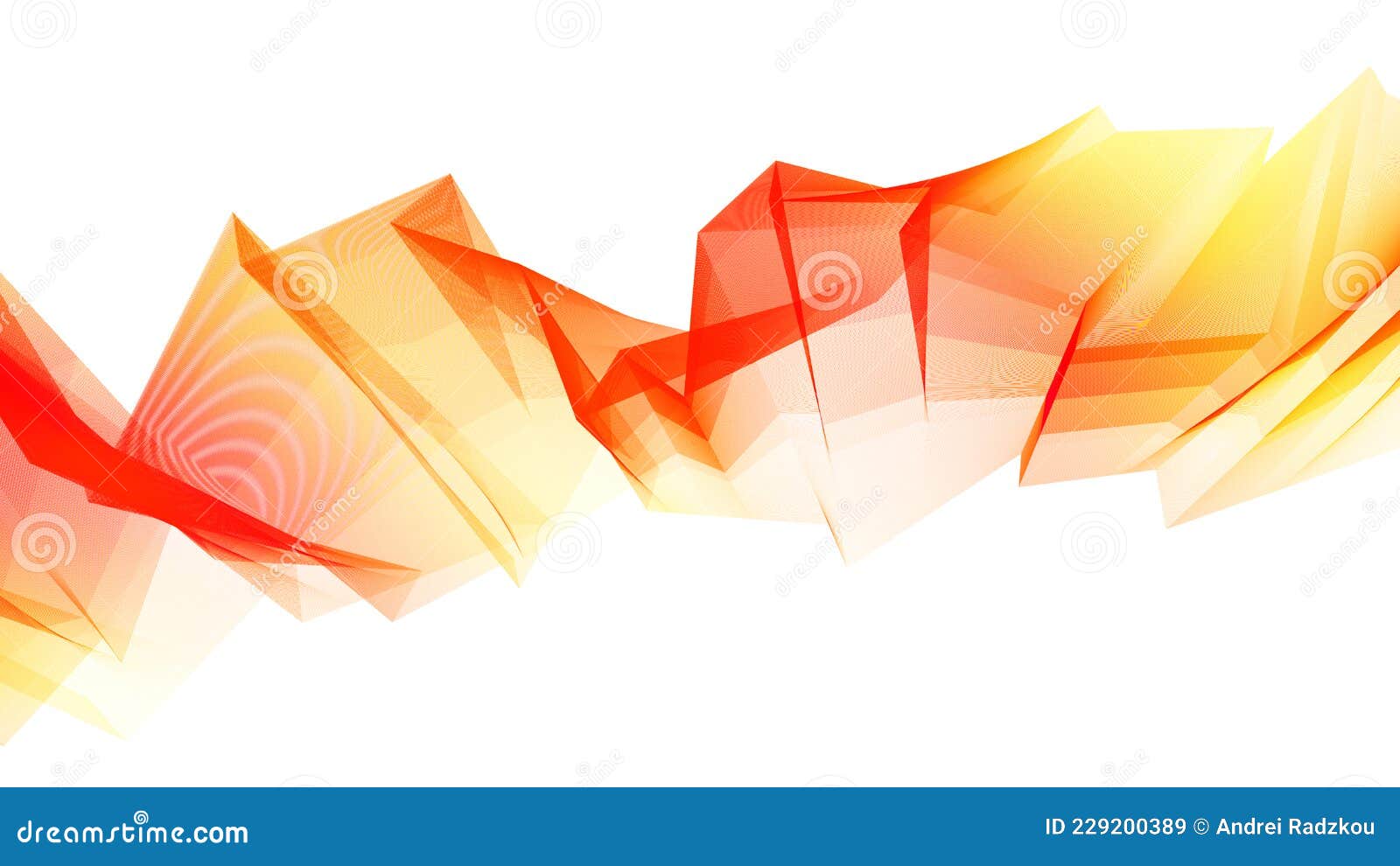 Thin Broken Lines with a Color Gradient from Scarlet Red through Orange ...
