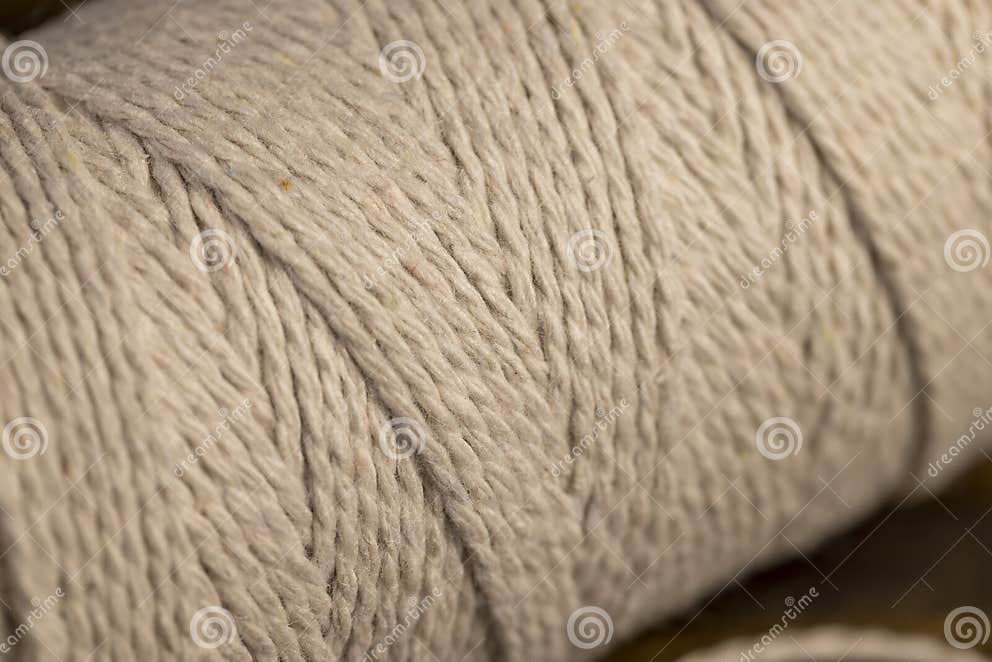 Thin Cotton Thread for Use in Cooking Stock Image - Image of fabric ...