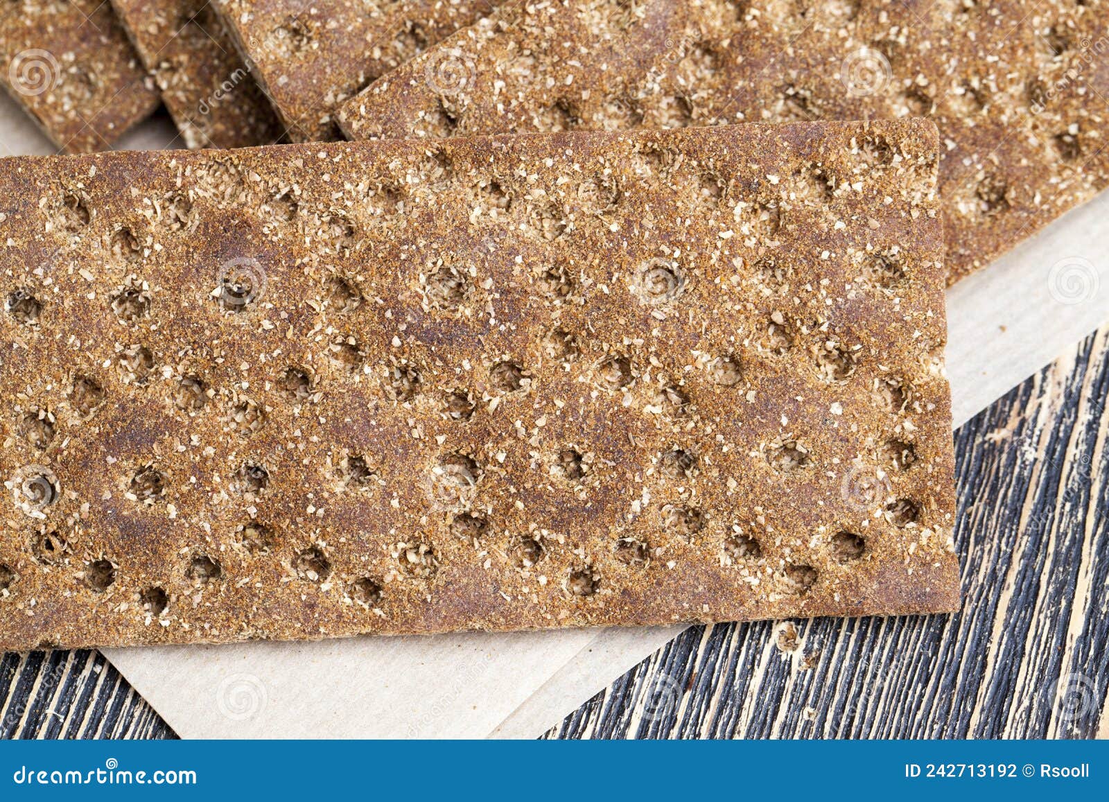 Thin and Crispy Bread Close Up Stock Photo - Image of composition ...