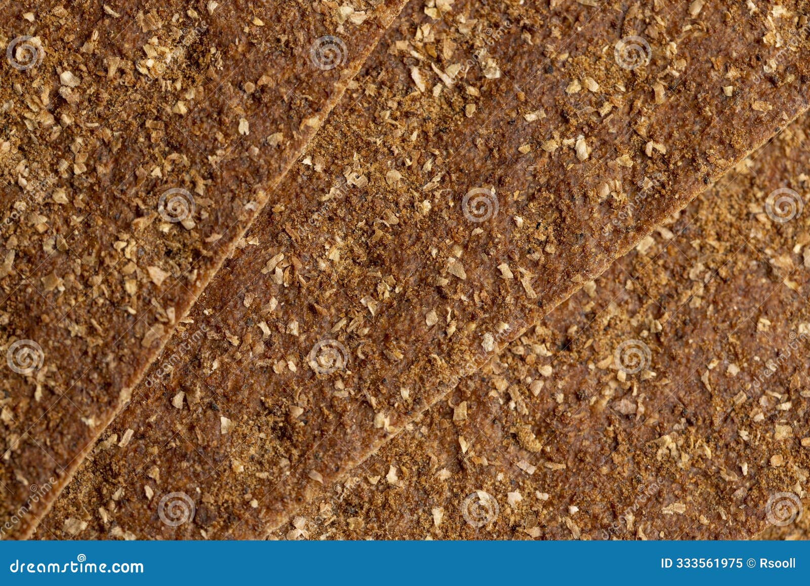 Thin Crispy Rye Flour Bread with Bran Stock Image - Image of bread ...