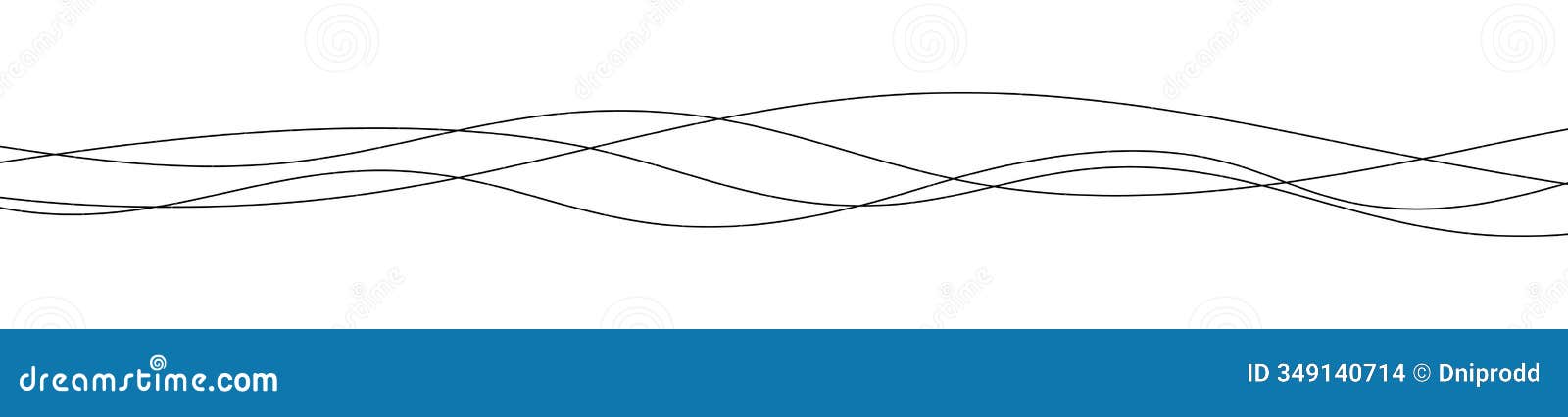 Thin Curved Wavy Lines Cartoon Vector | CartoonDealer.com #330382241