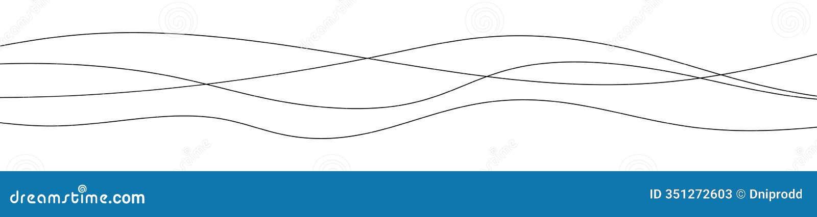 Thin Curved Wavy Lines Cartoon Vector | CartoonDealer.com #332438029