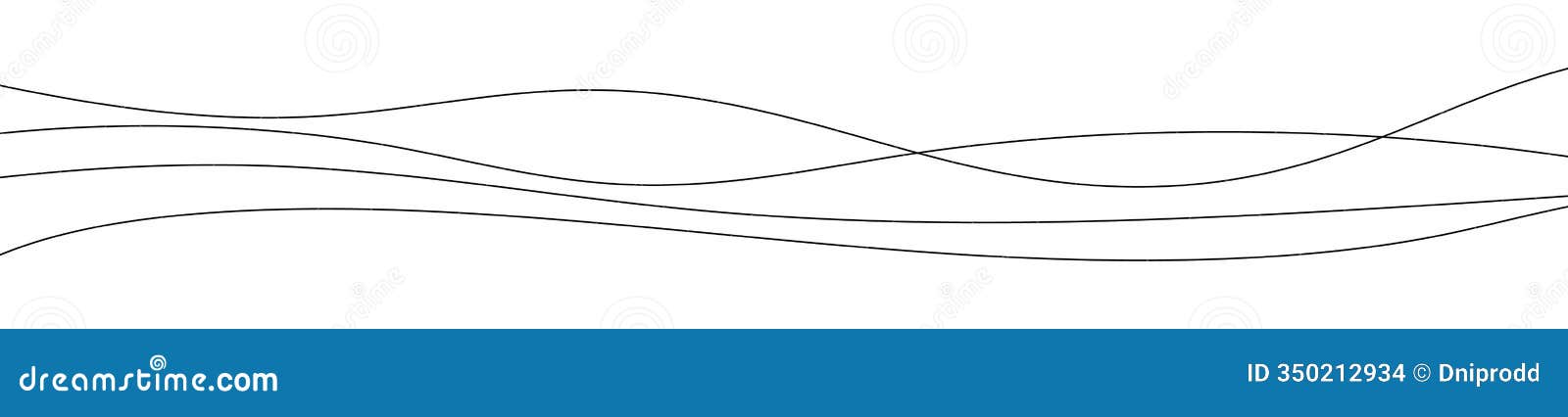 Thin Curved Wavy Lines Cartoon Vector | CartoonDealer.com #332438029