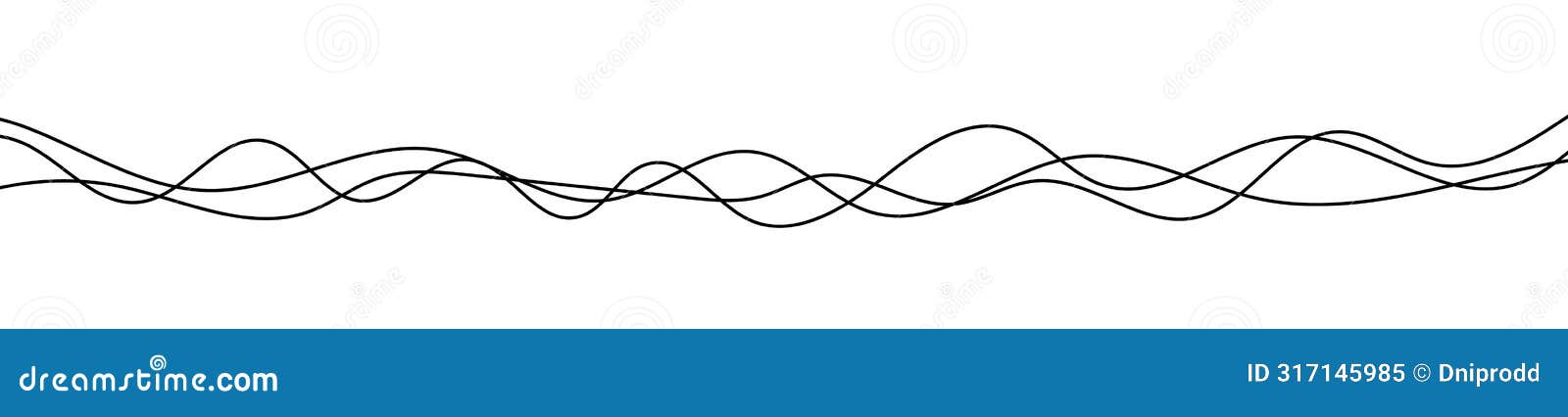 Thin curved wavy lines stock vector. Illustration of texture - 317145985