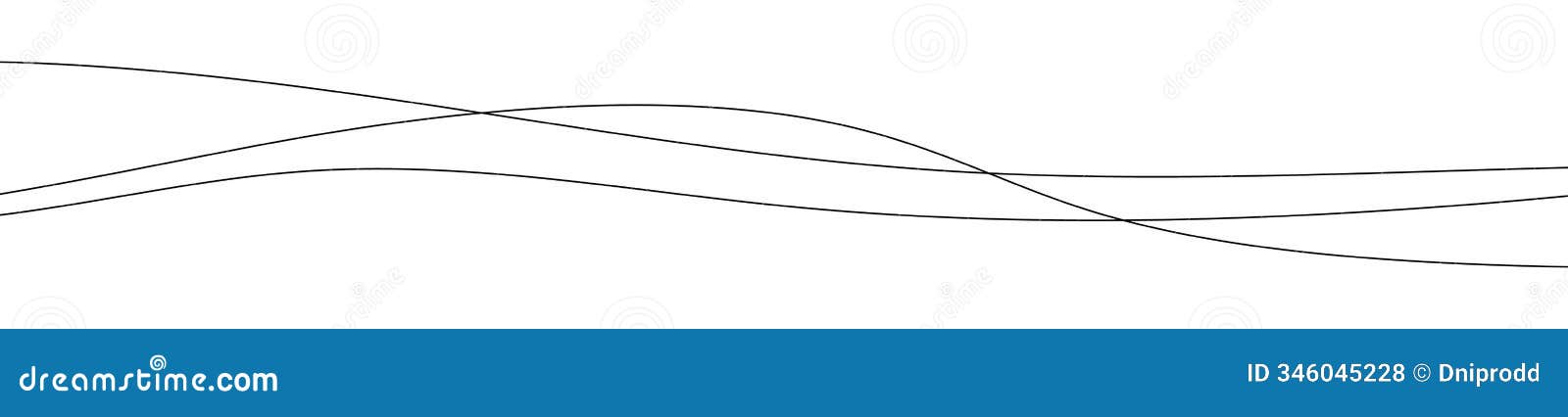 Thin Curved Wavy Lines Cartoon Vector | CartoonDealer.com #330382241