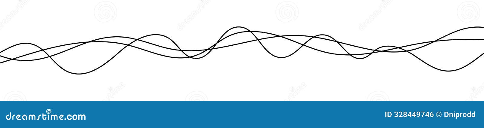 Thin Curved Wavy Lines Cartoon Vector | CartoonDealer.com #329608965