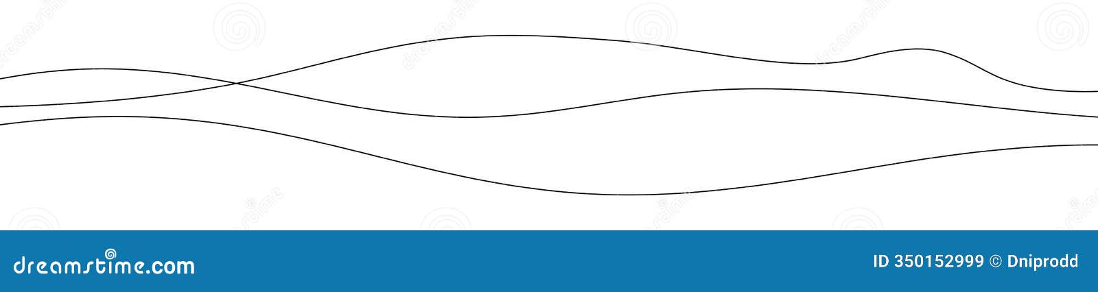 Thin Curved Wavy Lines Cartoon Vector | CartoonDealer.com #332438029