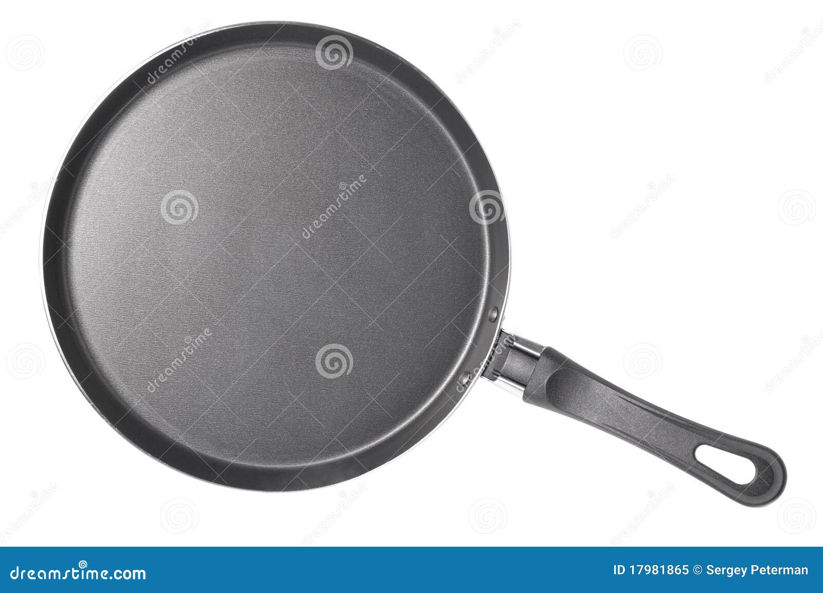 Thin frying pan stock image. Image of dieting, coated - 17981865