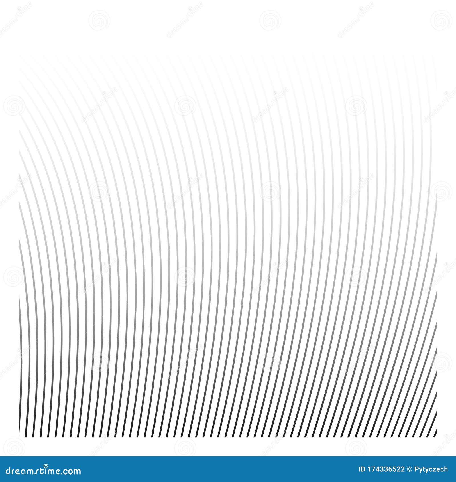 Thin Gray Gradient Lines Pattern Background. Simple Vector Abstract ...