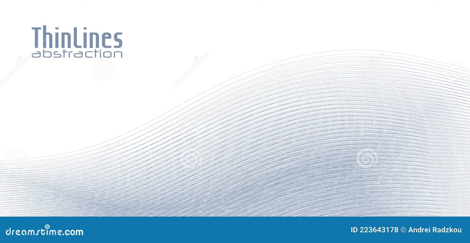 Thin Grey Lines Abstraction. Minimal Vector Graphics Stock Vector ...