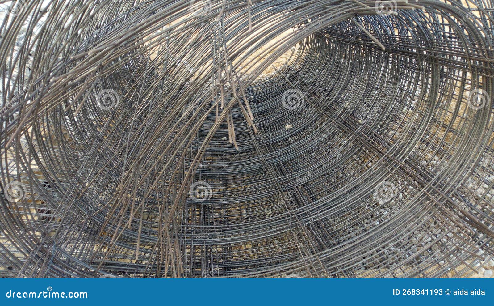 Thin Iron for Making Nets for Use in the Pavement Stock Image - Image ...