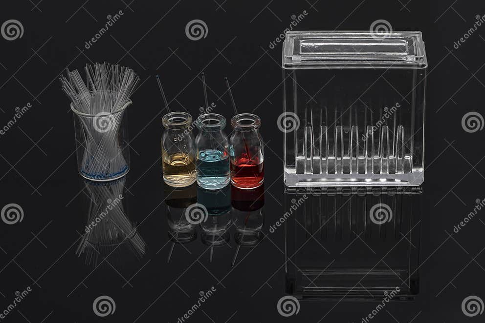 Thin Layer Chromatography Equipments Include Jar, Silica Gel, Capillary ...