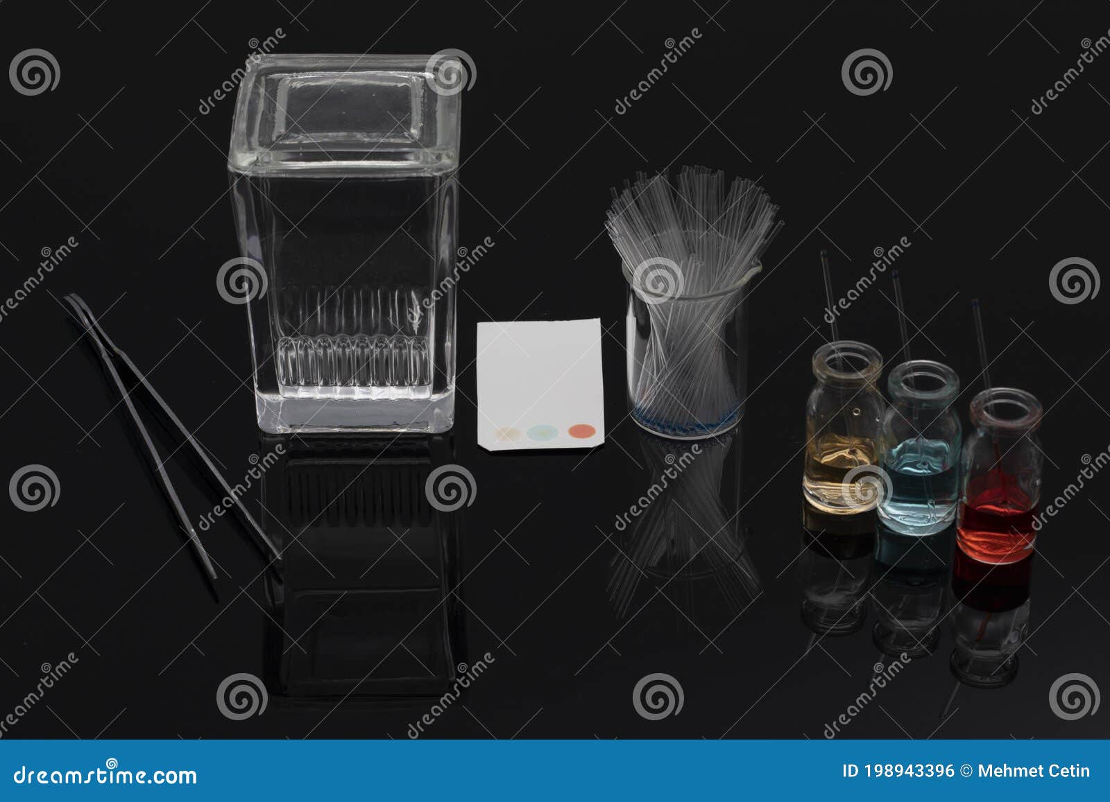 Thin Layer Chromatography Equipments Include Jar, Silica Gel, Capillary ...