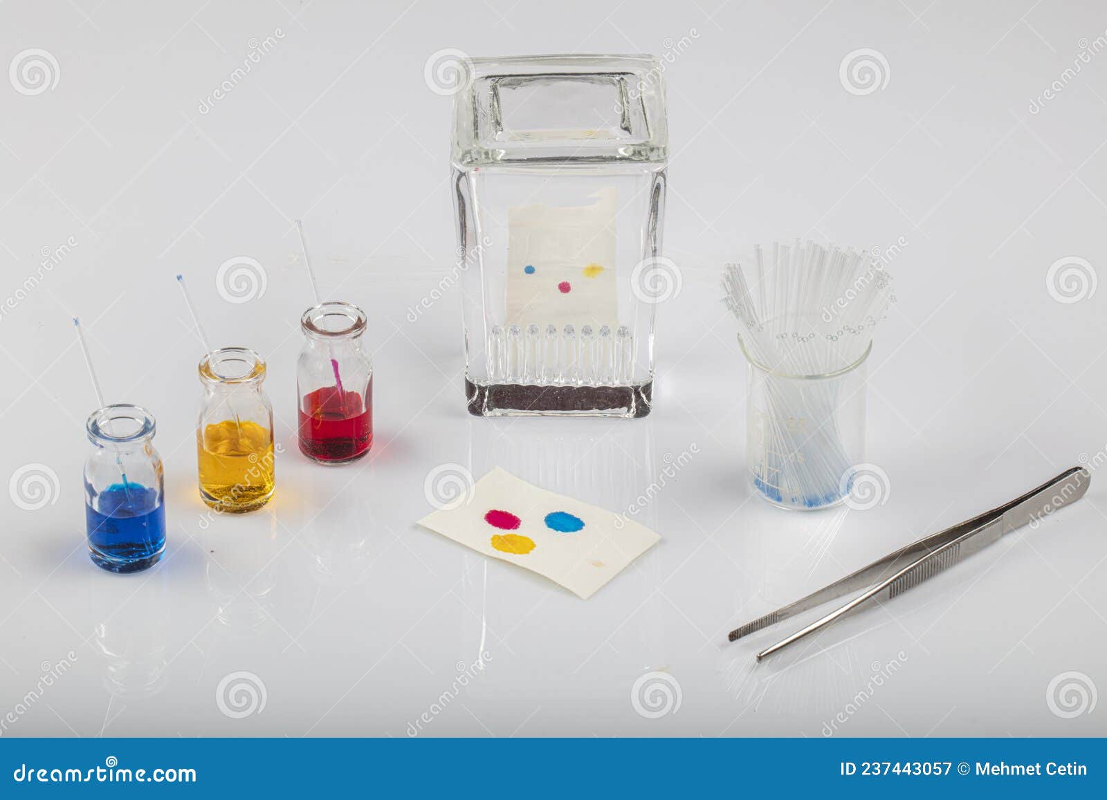 Thin Layer Chromatography Equipments Include Jar, Silica Gel, Capillary ...