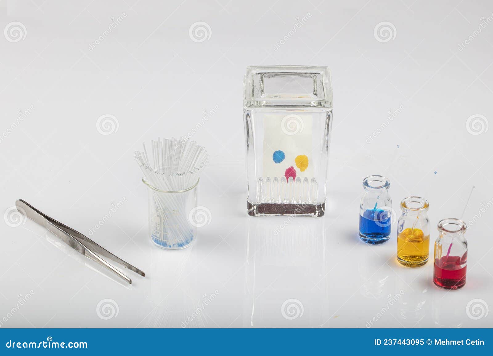Thin Layer Chromatography Equipments Include Jar, Silica Gel, Capillary ...