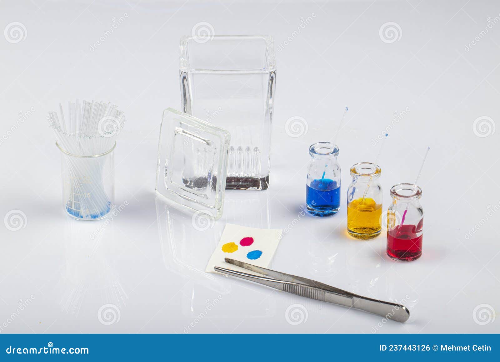 Thin Layer Chromatography Equipments Include Jar, Silica Gel, Capillary ...