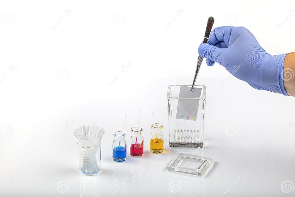 Thin Layer Chromatography Equipments Include Jar, Silica Gel, Capillary ...