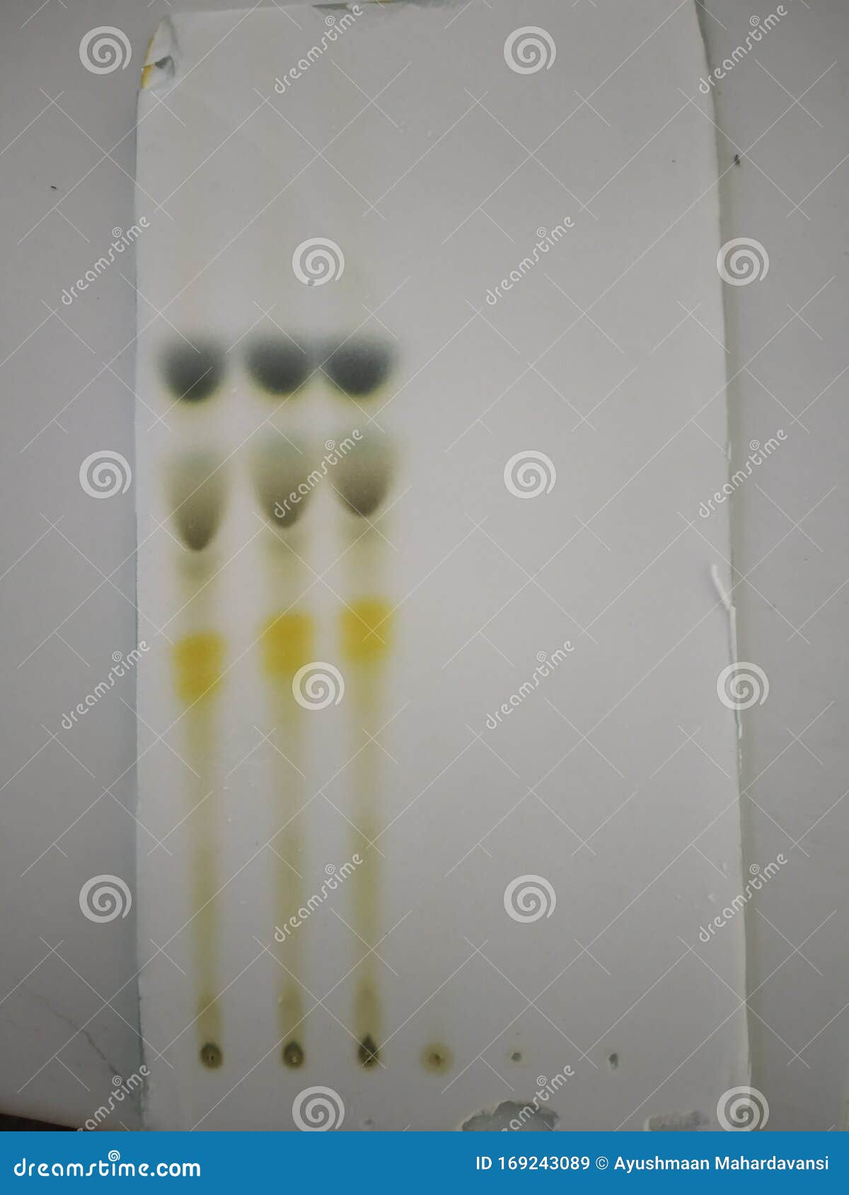 Thin layer chromatography stock image. Image of college - 169243089