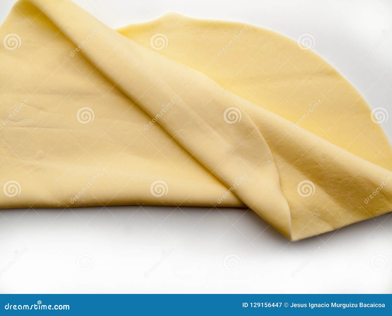 Folded Sheet of Italian Pasta To Make Pizzas 4 Stock Image - Image of ...