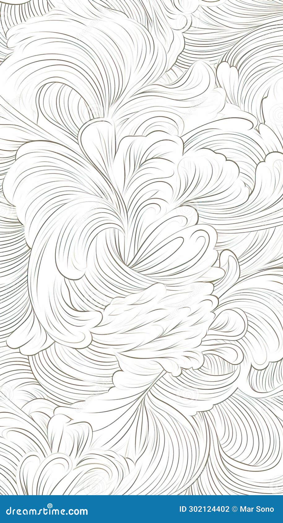 Thin Line Art Style Pattern for Wedding Invitation, Wall Art and Card ...