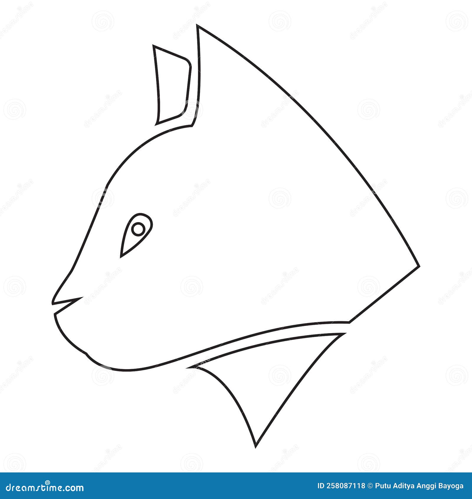 Thin line cat stock vector. Illustration of design, kitten - 258087118 Thin line cat stock vector. Illustration of design, kitten - 258087118