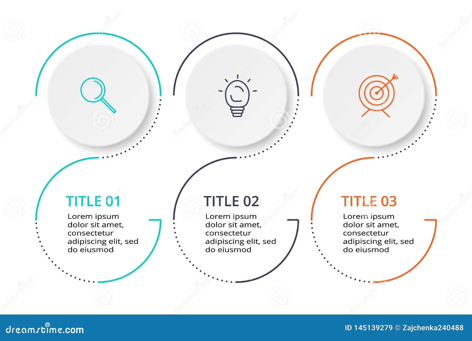 Thin Line Element for Infographic. Template for Diagram, Graph ...