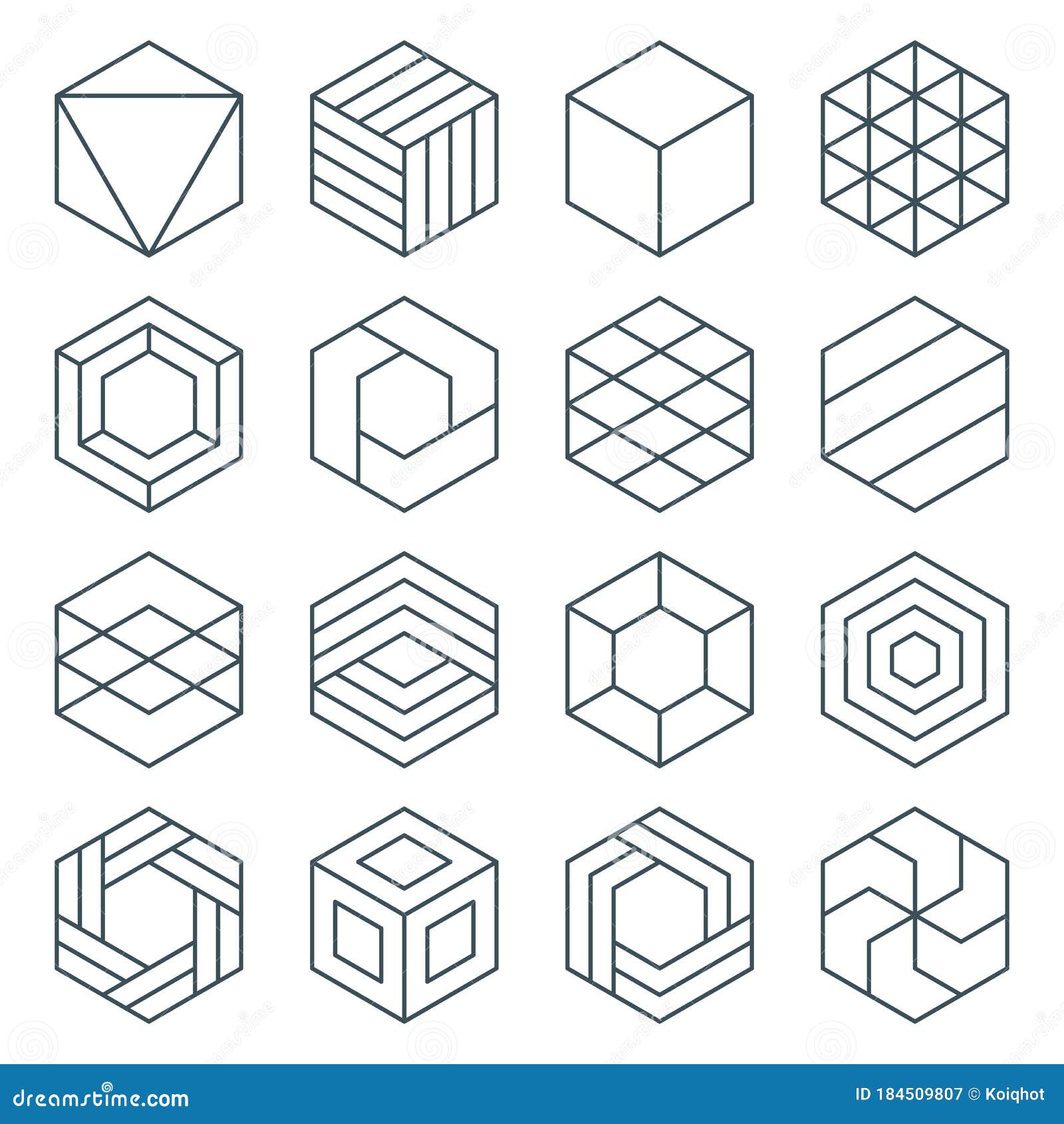 Hexagon Symbol And Business Card Royalty-Free Illustration ...
