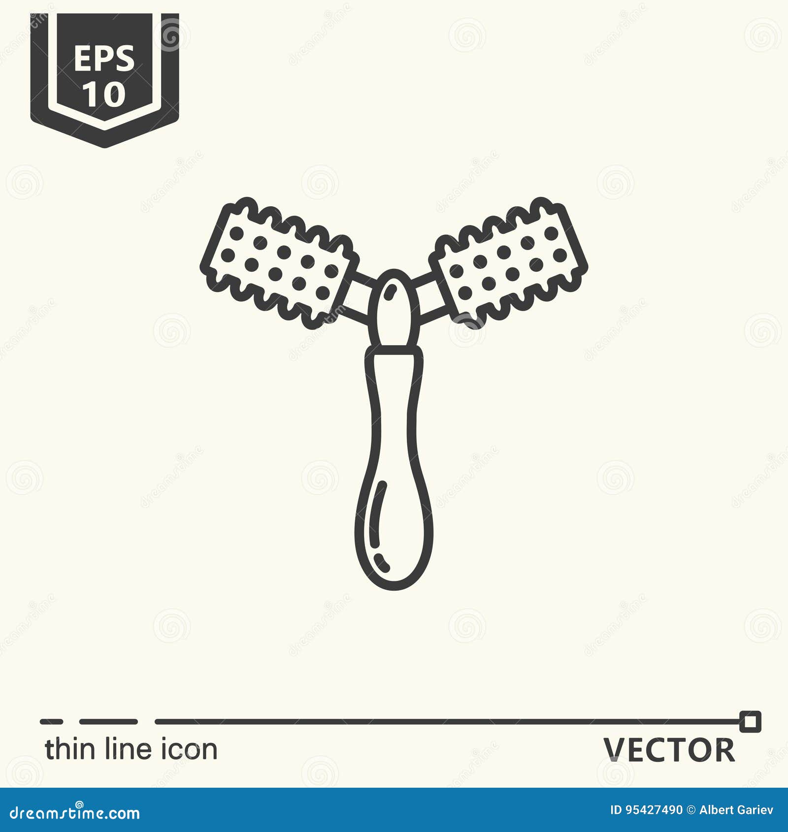 One Icon - Massage Tool Series Stock Illustration - Illustration of ...