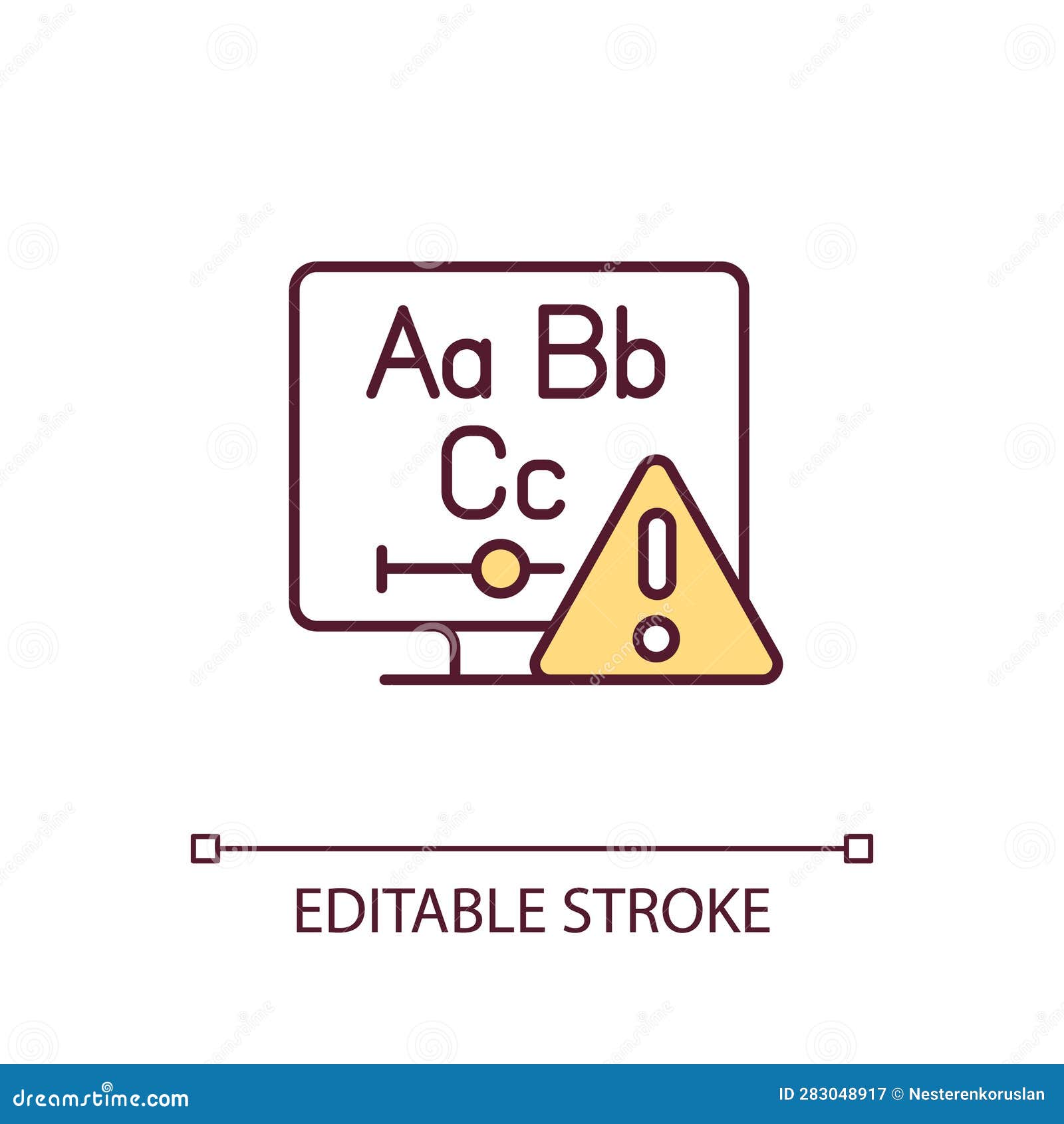 Thin Line Icons with Learning Optimization Issue Concept Stock Vector ...