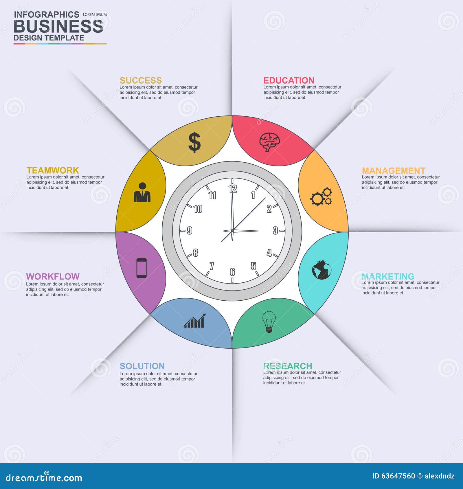 Thin Line Infographic Vector Design Template Stock Vector ...