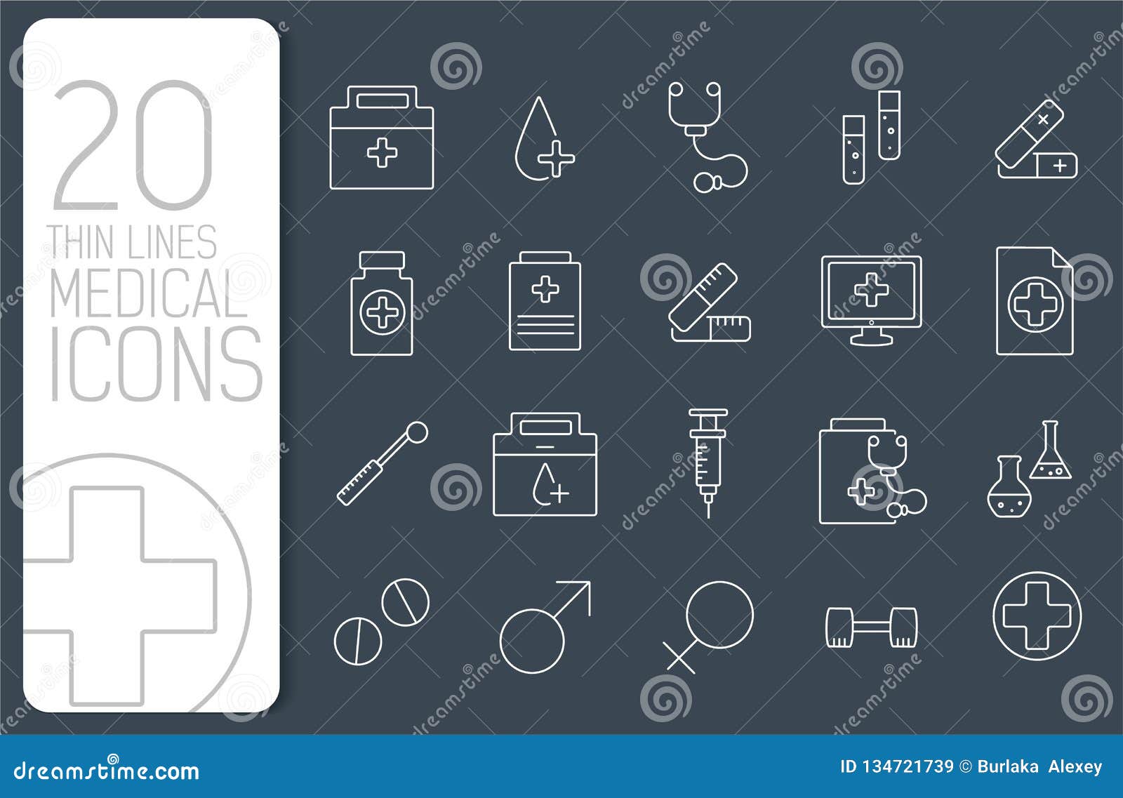Thin Line Medical Set Icons Concept. Vector Illustration Design Stock ... Thin Line Medical Set Icons Concept. Vector Illustration Design Stock ...