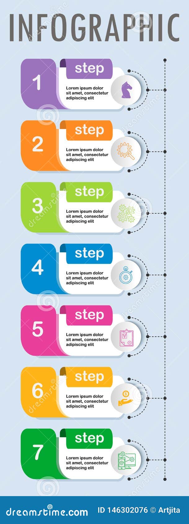 Thin Line Minimal Infographic Design Template Stock Illustration ...
