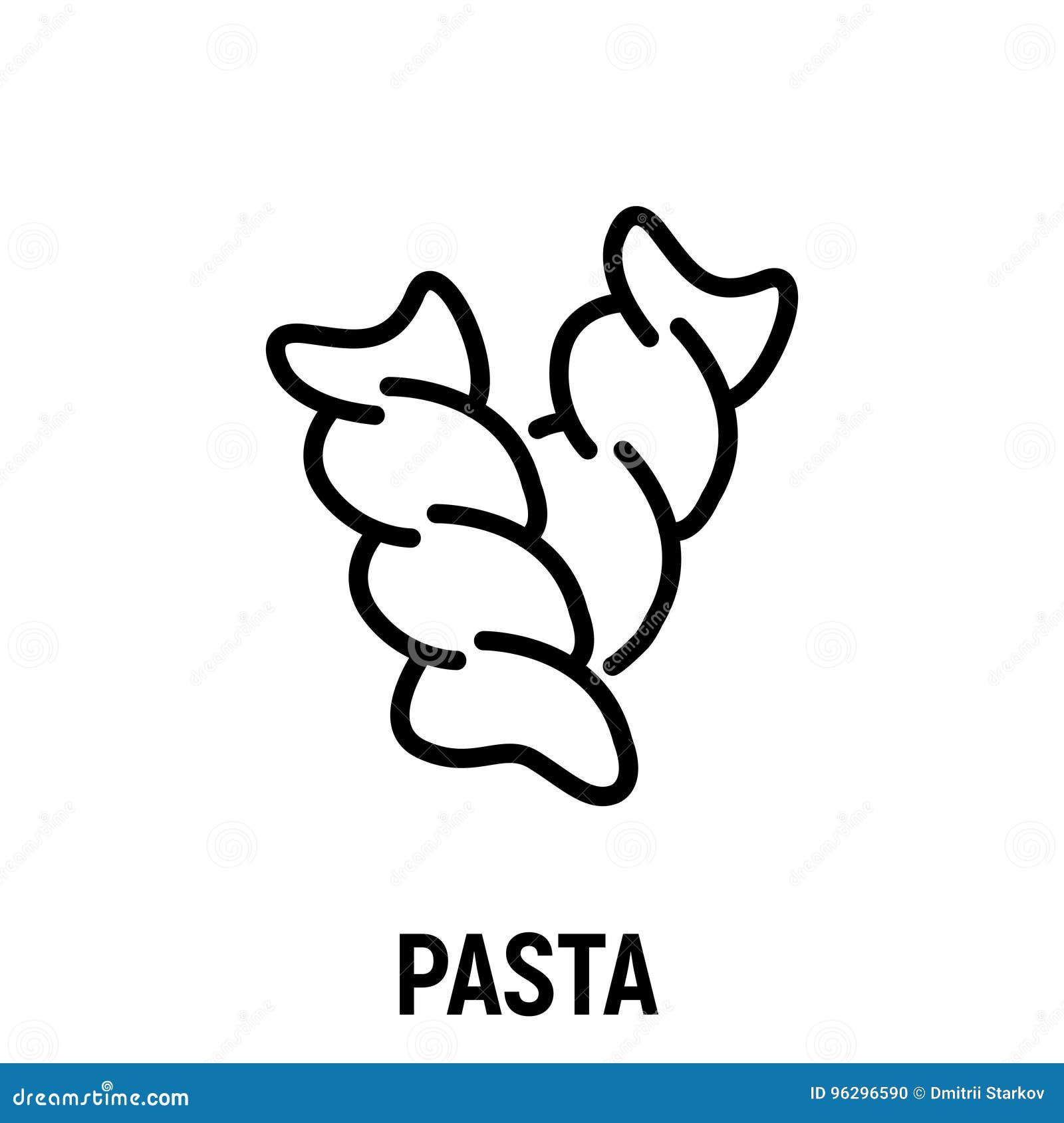 Pasta Icon From Italy Collection. Simple Line Pasta Icon For Templates ...
