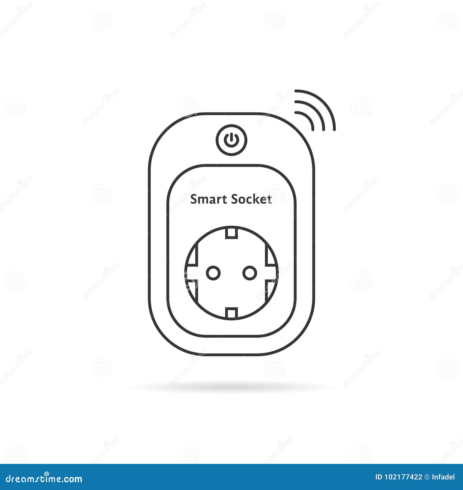 Adaptor, In Line Design. Adapter, Plug, Socket, Connector, Power ...