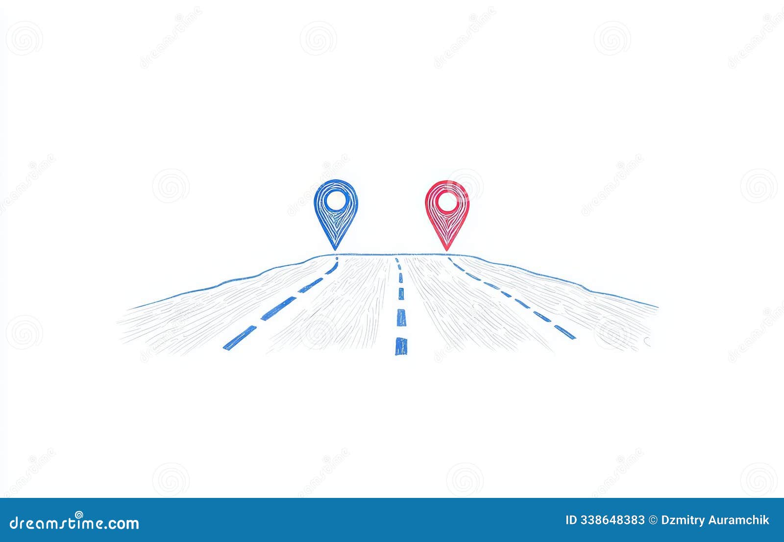 In the Thin Linear Style, Continuous One-line Drawings of Pins on the ...